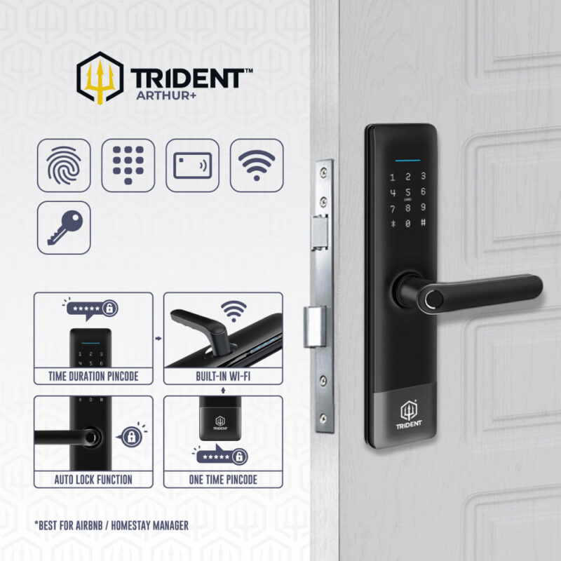 TRIDENT ARTHUR+ – SMART DIGITAL LOCK